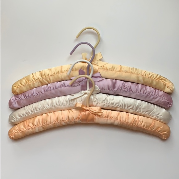 Storage & Organization | Satin Padded Hangers Set Of 4 | Poshmark